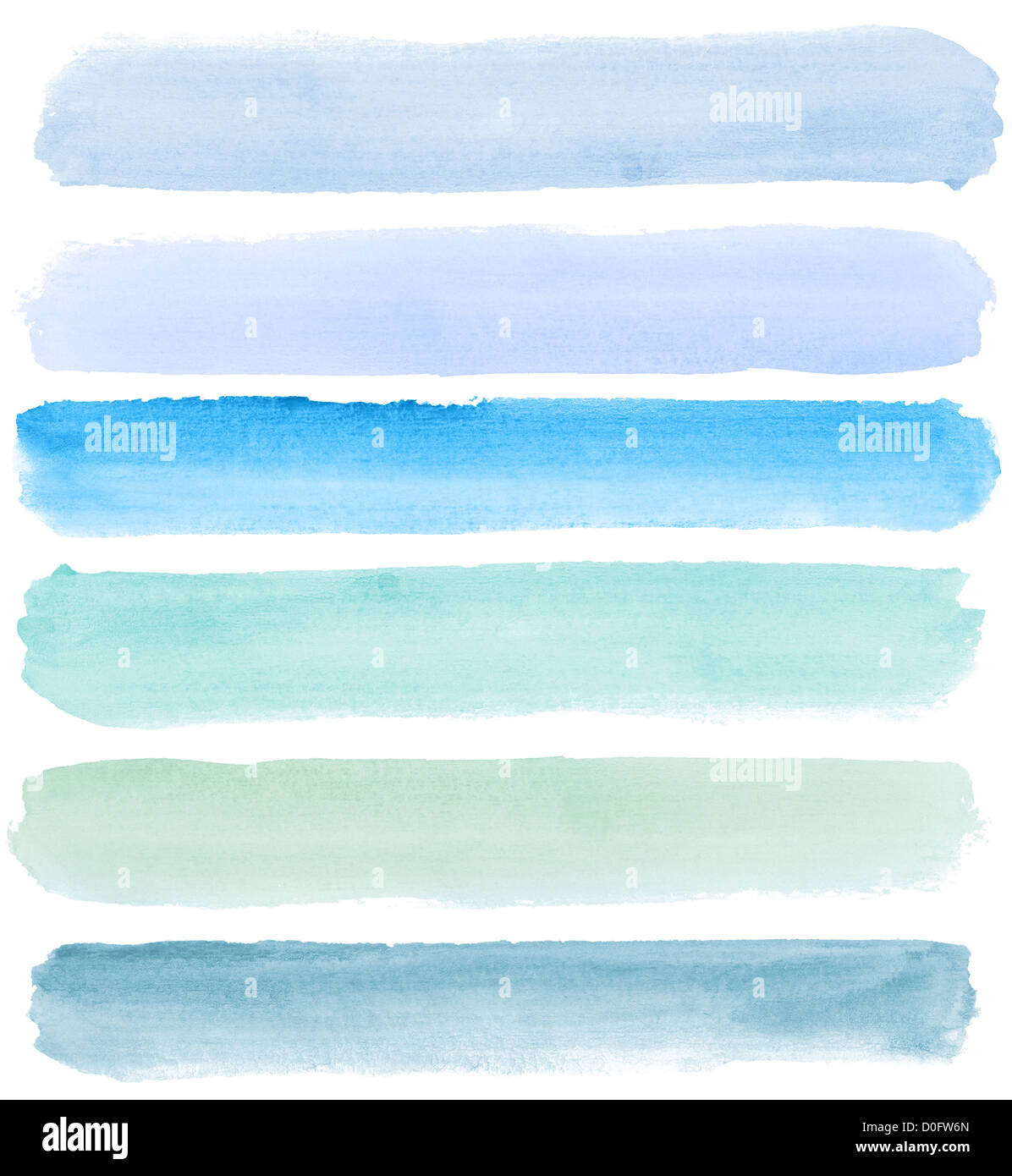 Abstract watercolor hand painted banners Stock Photo - Alamy