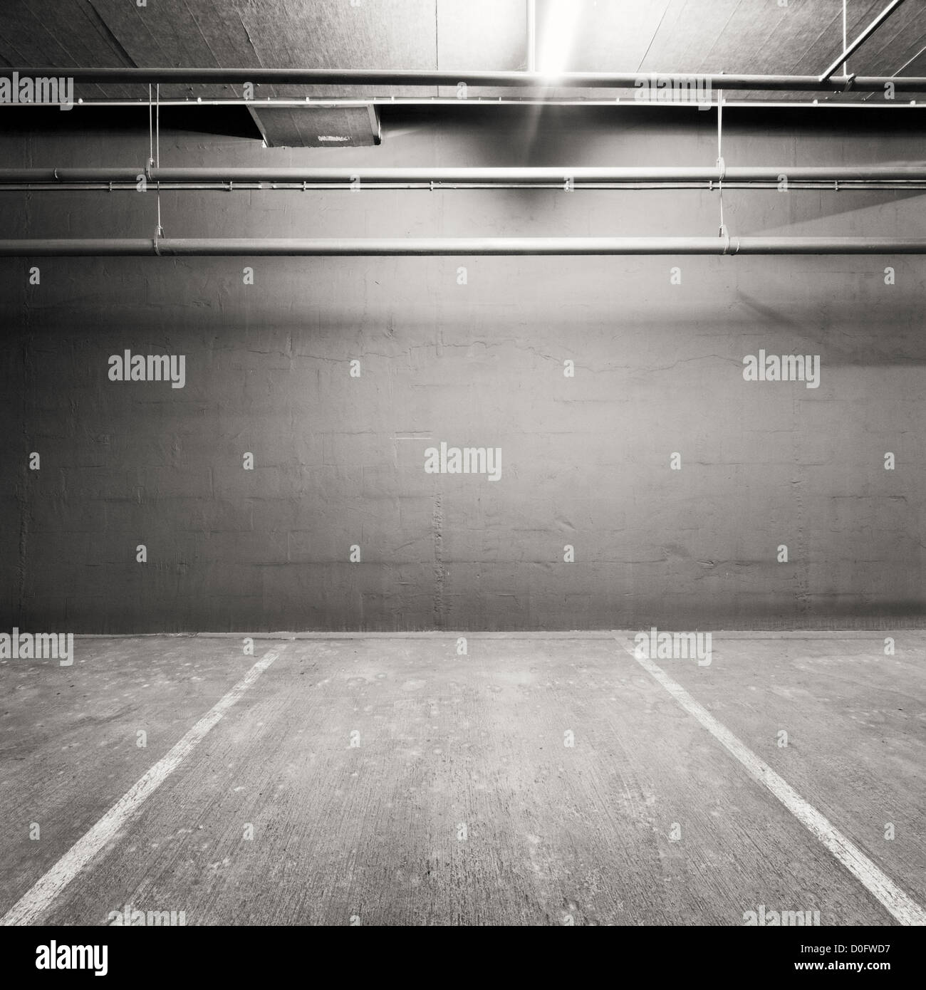 Empty warehouse wall, can be used as industrial background Stock Photo ...