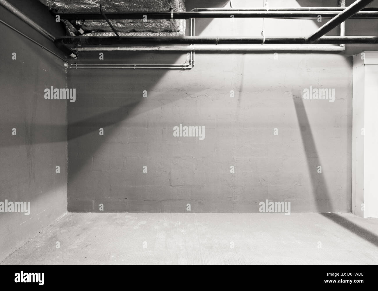 Empty Warehouse Wall