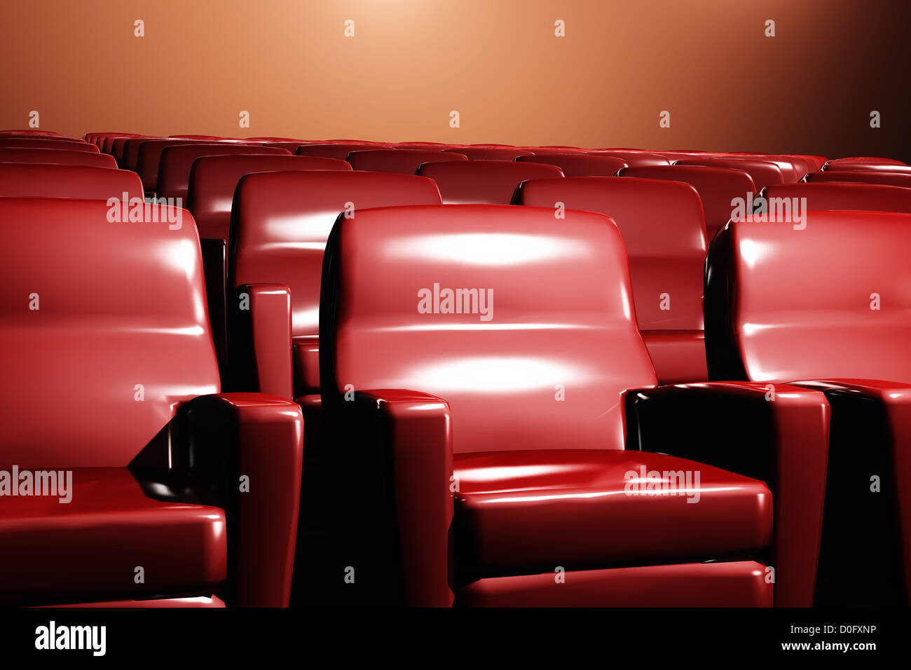 Cinema Auditorium Interior 3D render Stock Photo - Alamy