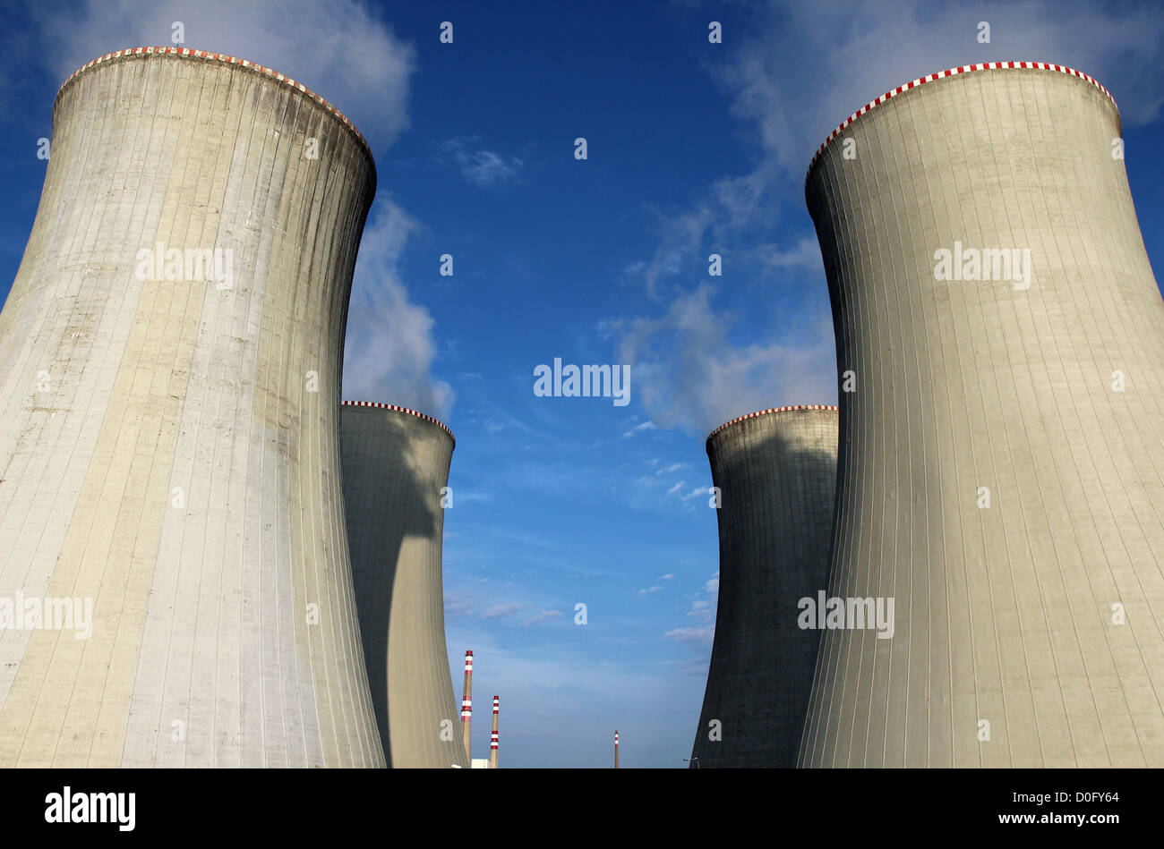 cooling tower of nuclear power plant Stock Photo - Alamy