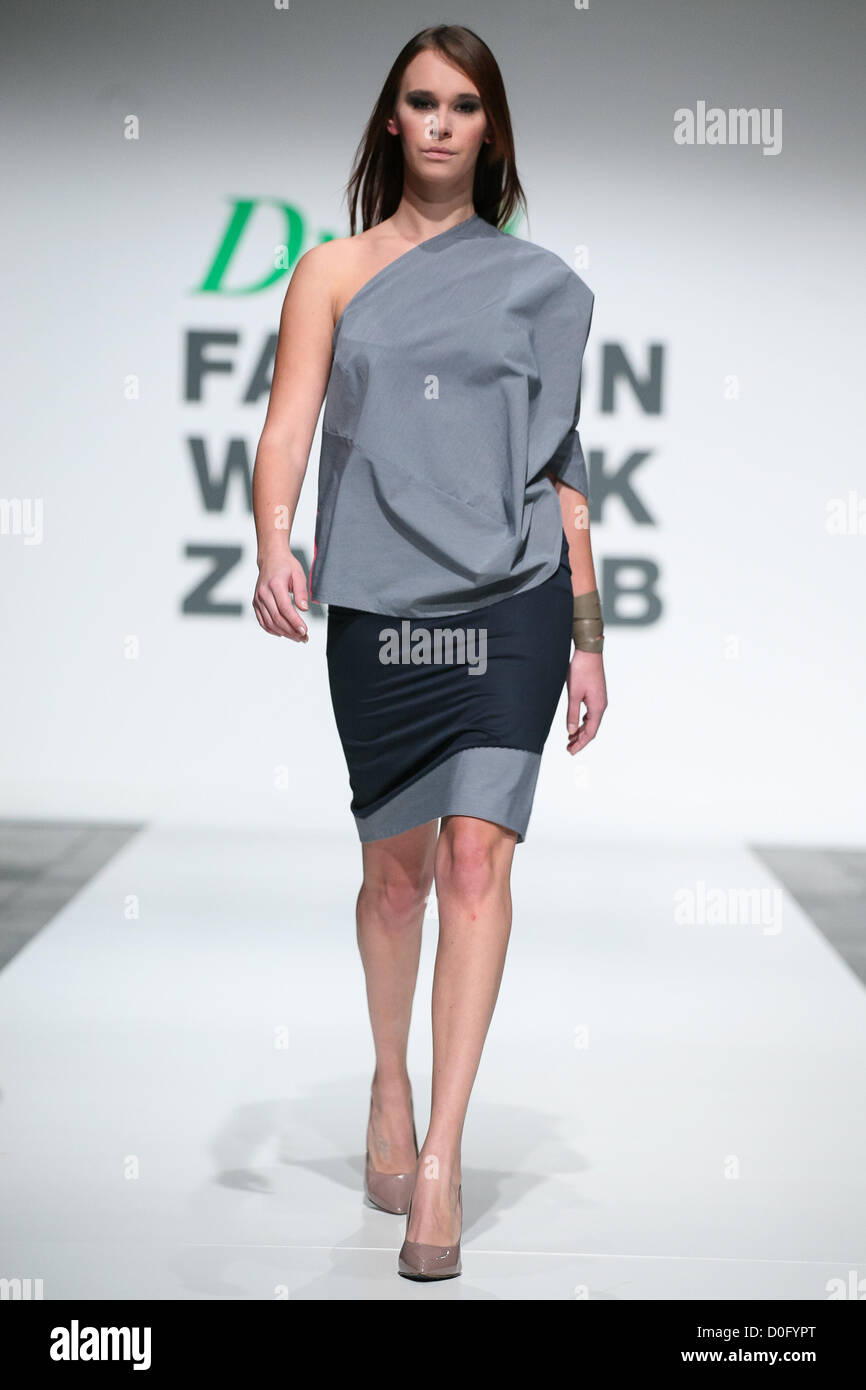 Zagreb, Croatia. 24th November 2012. Iva Karačić spring summer ...
