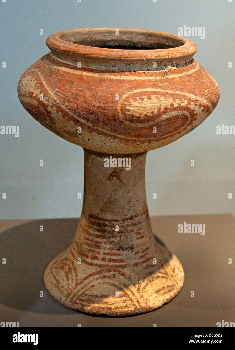 Painted Pottery Earthenware Vase Ban Chiang Period 300 BC - 200 AD ...