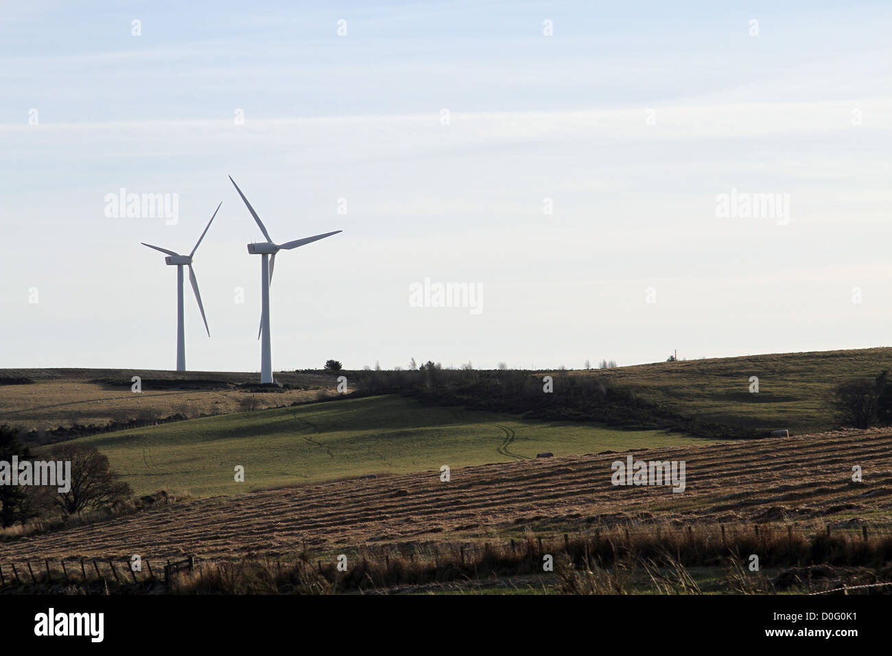 Wind Farm in Scotland near Glens of Foudland Huntly Stock Photo - Alamy