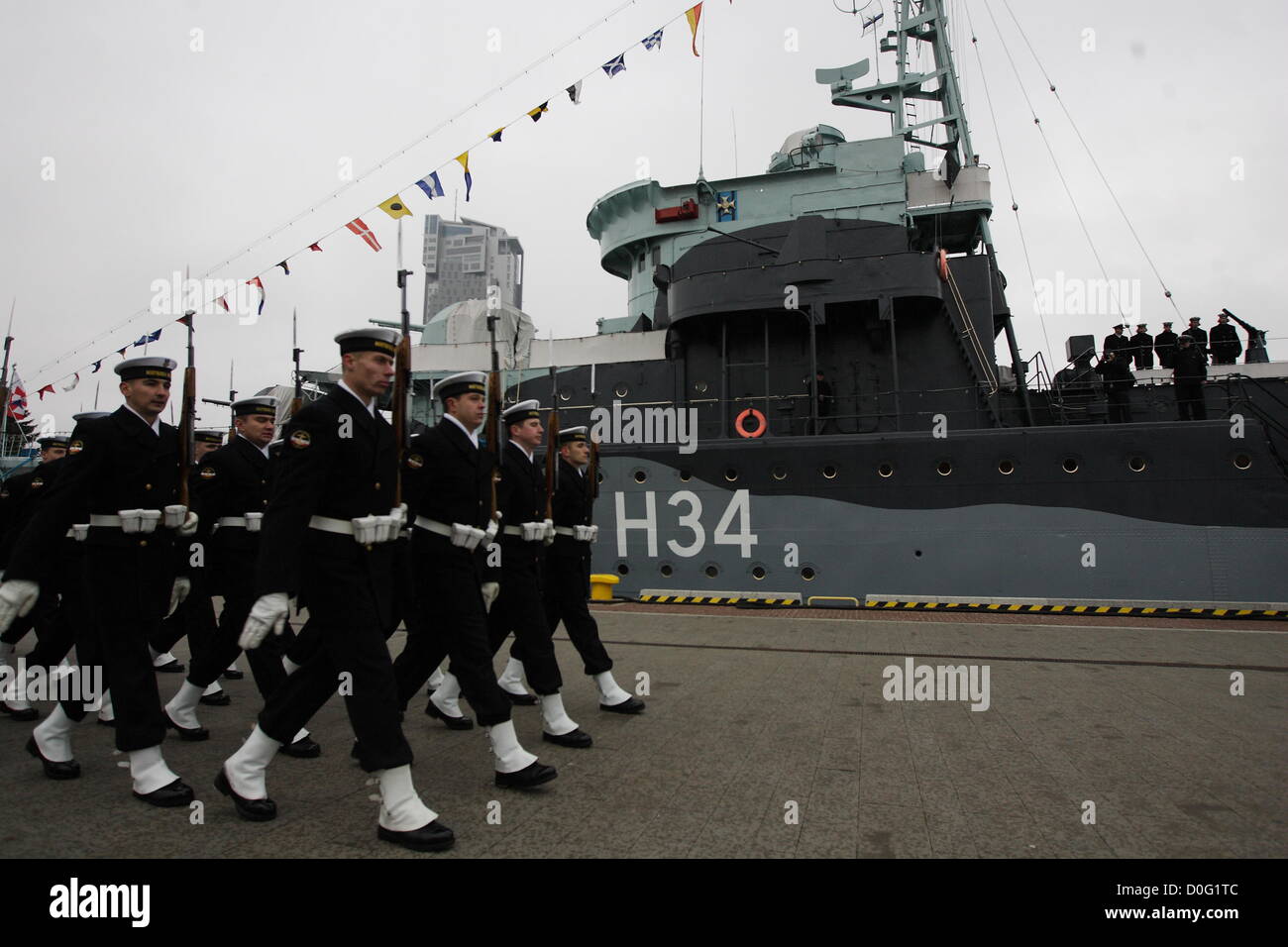 Gdynia, Poland 25th, November 2012 . 75th anniversary of serice in ...