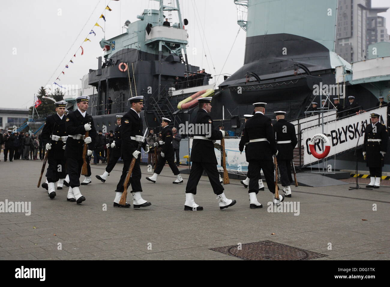 Gdynia, Poland 25th, November 2012 . 75th anniversary of serice in ...