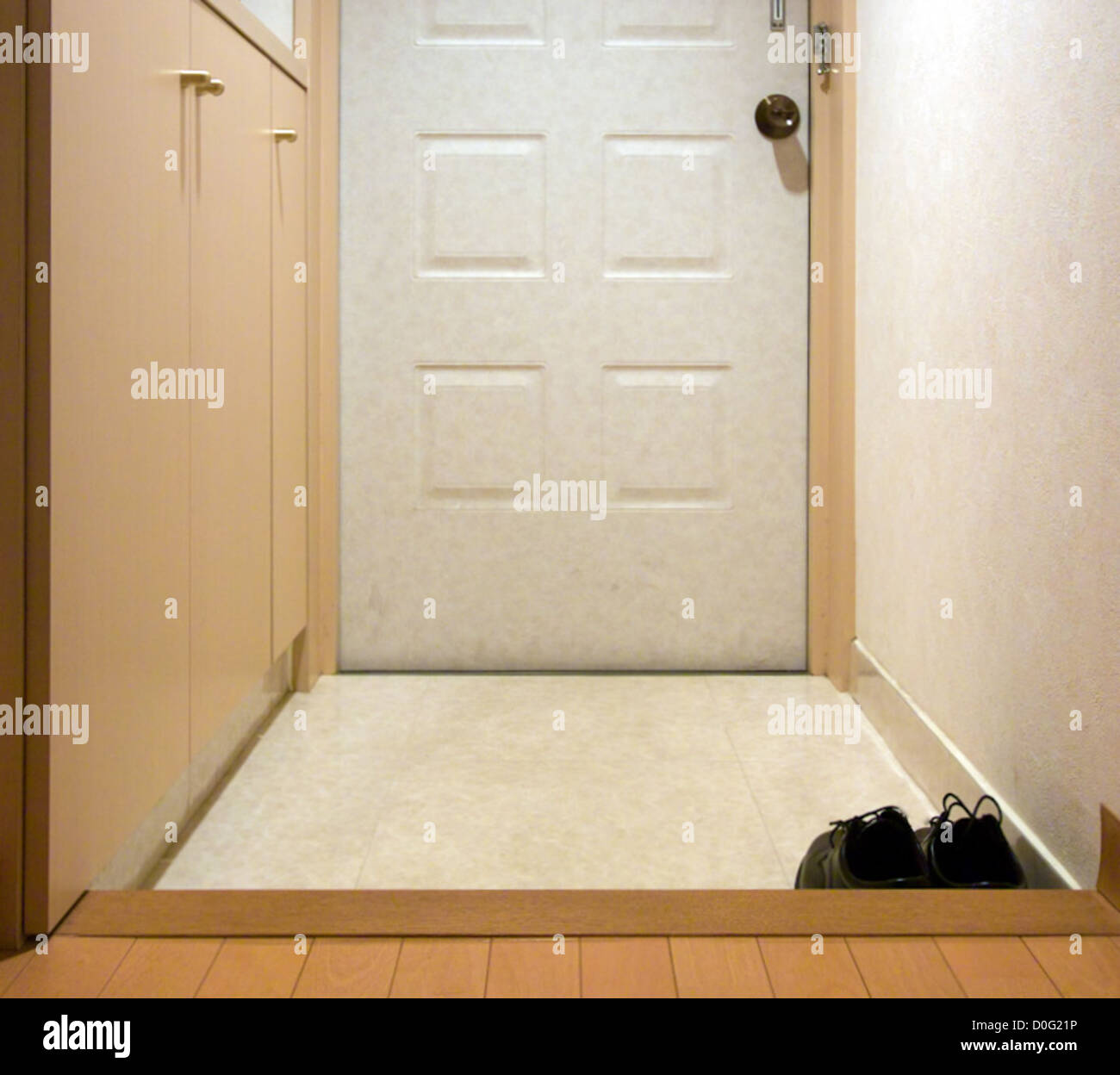 Genkan 玄関 of a house in Japan Stock Photo - Alamy