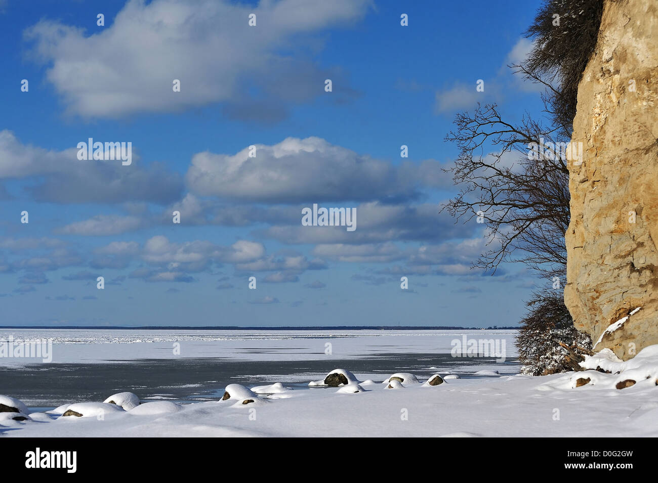 Frozen coastline Island of Rügen Stock Photo - Alamy