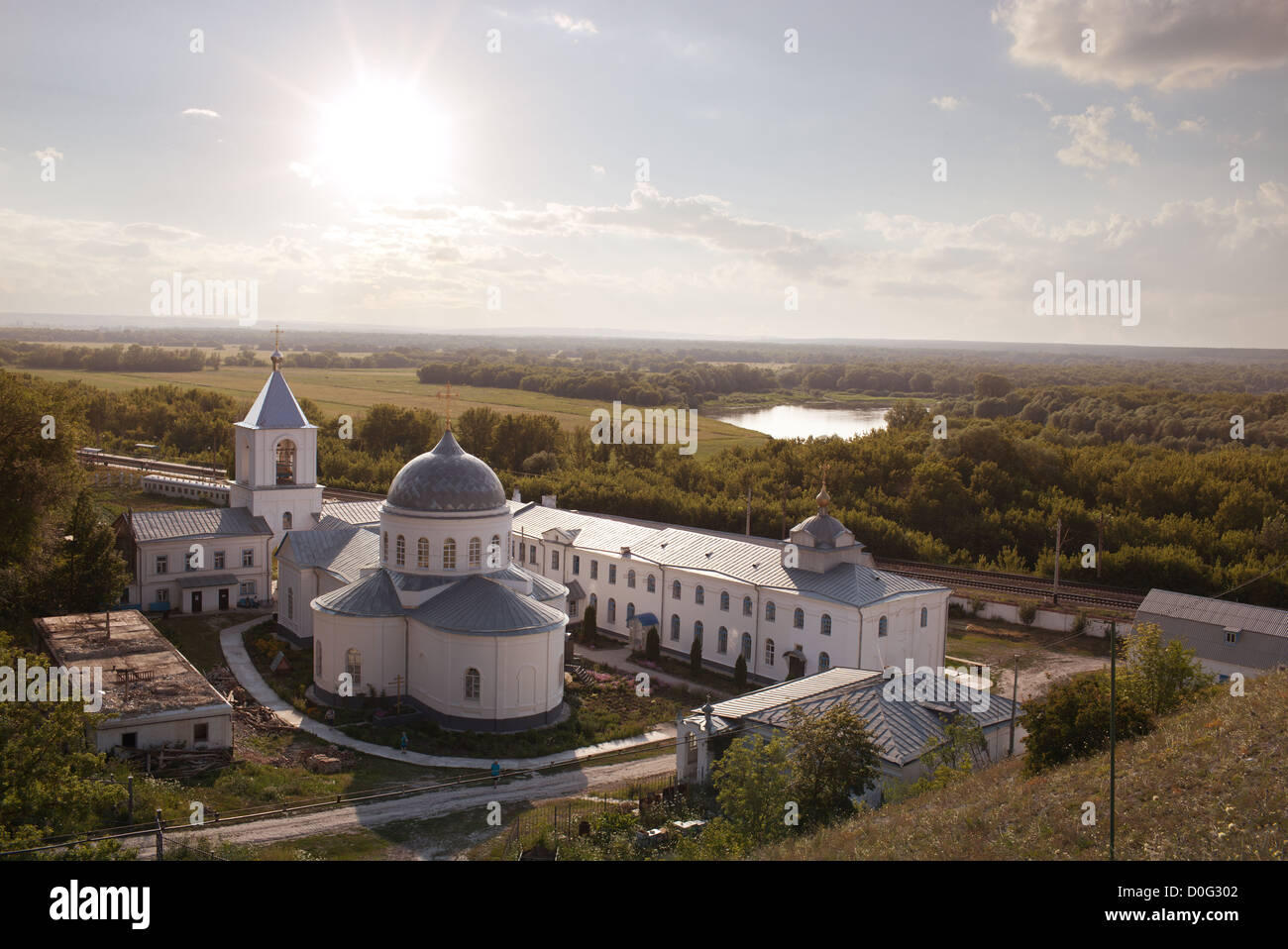Russia. Divnogorie.Monastery of the Assumption Stock Photo - Alamy