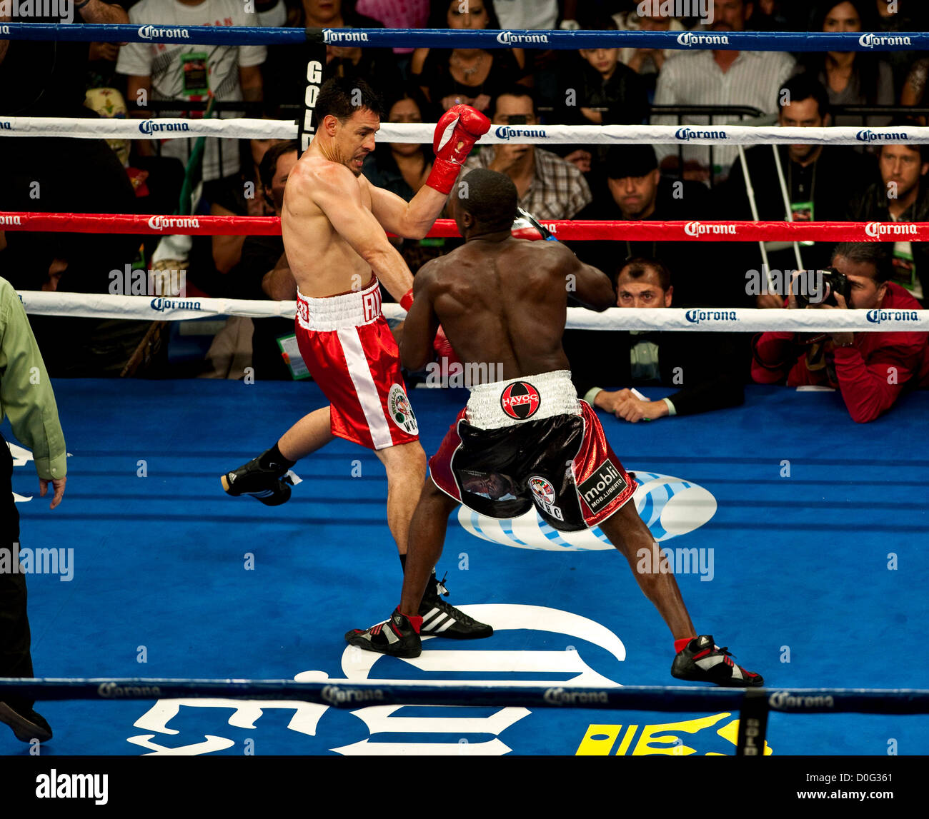 Nov. 24, 2012 - Ontario, California, U.S. - Action during the fight ...