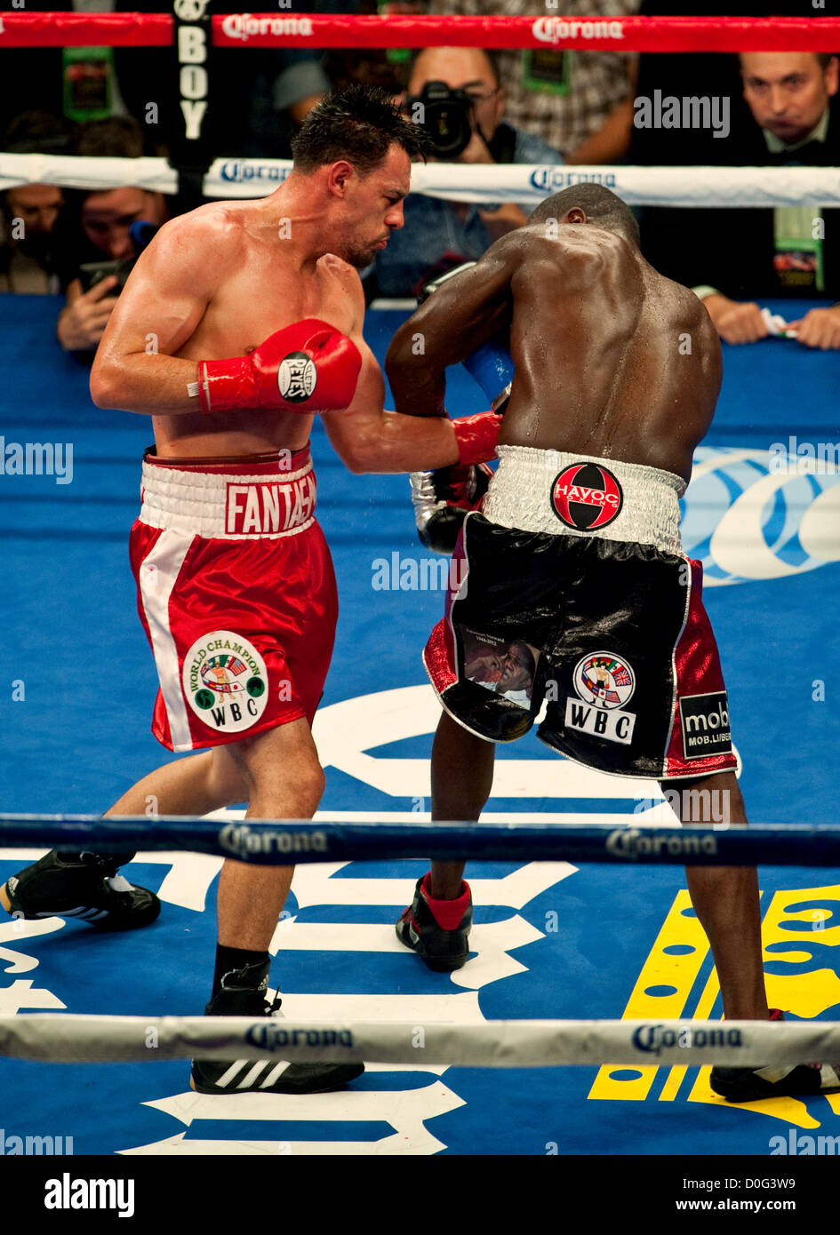 Nov. 24, 2012 - Ontario, California, U.S. - Action during the fight ...