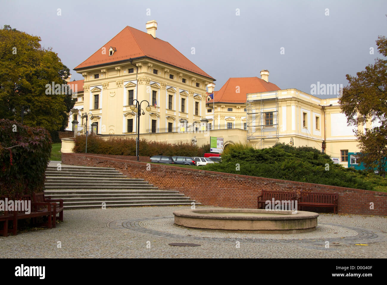 Slavkov Castle, Austerlitz, Moravia, Czech Republic Stock Photo - Alamy