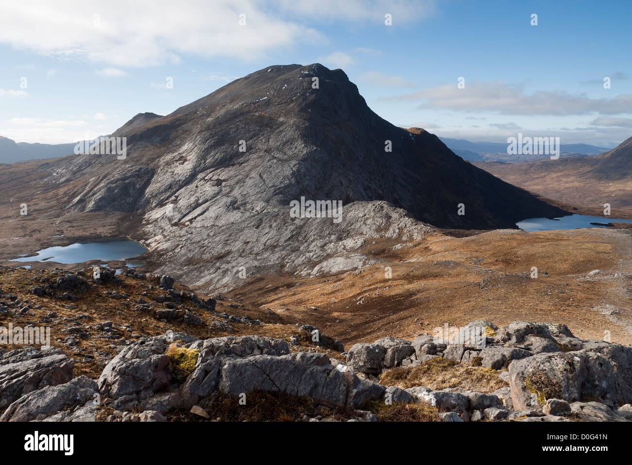 An Ruadh-stac, North West Highlands, Scotland, UK Stock Photo - Alamy