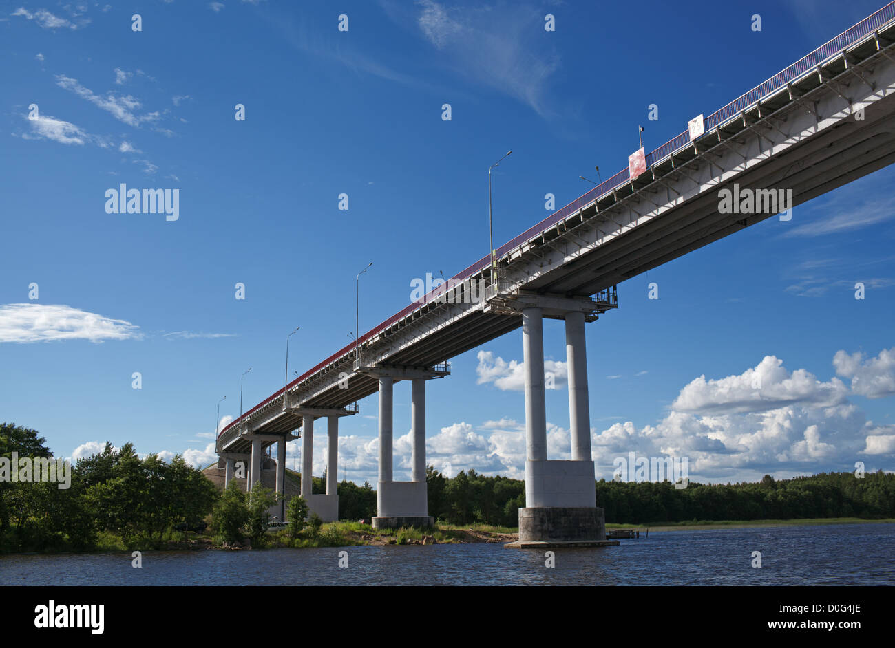 Vyborg, Leningrad Oblast. Friendship Bridge Stock Photo - Alamy