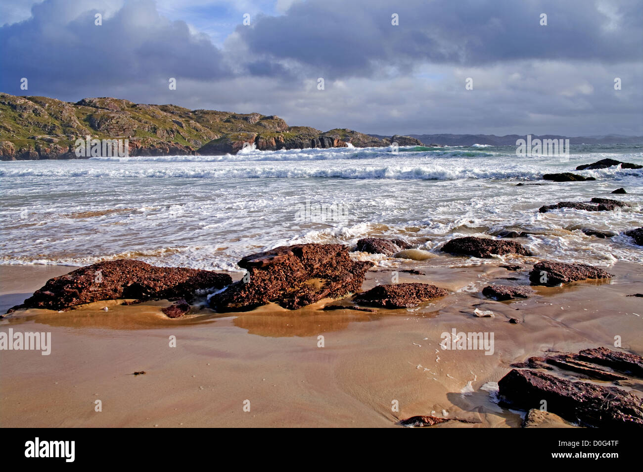 Scotland beach stormy sky hi-res stock photography and images - Alamy