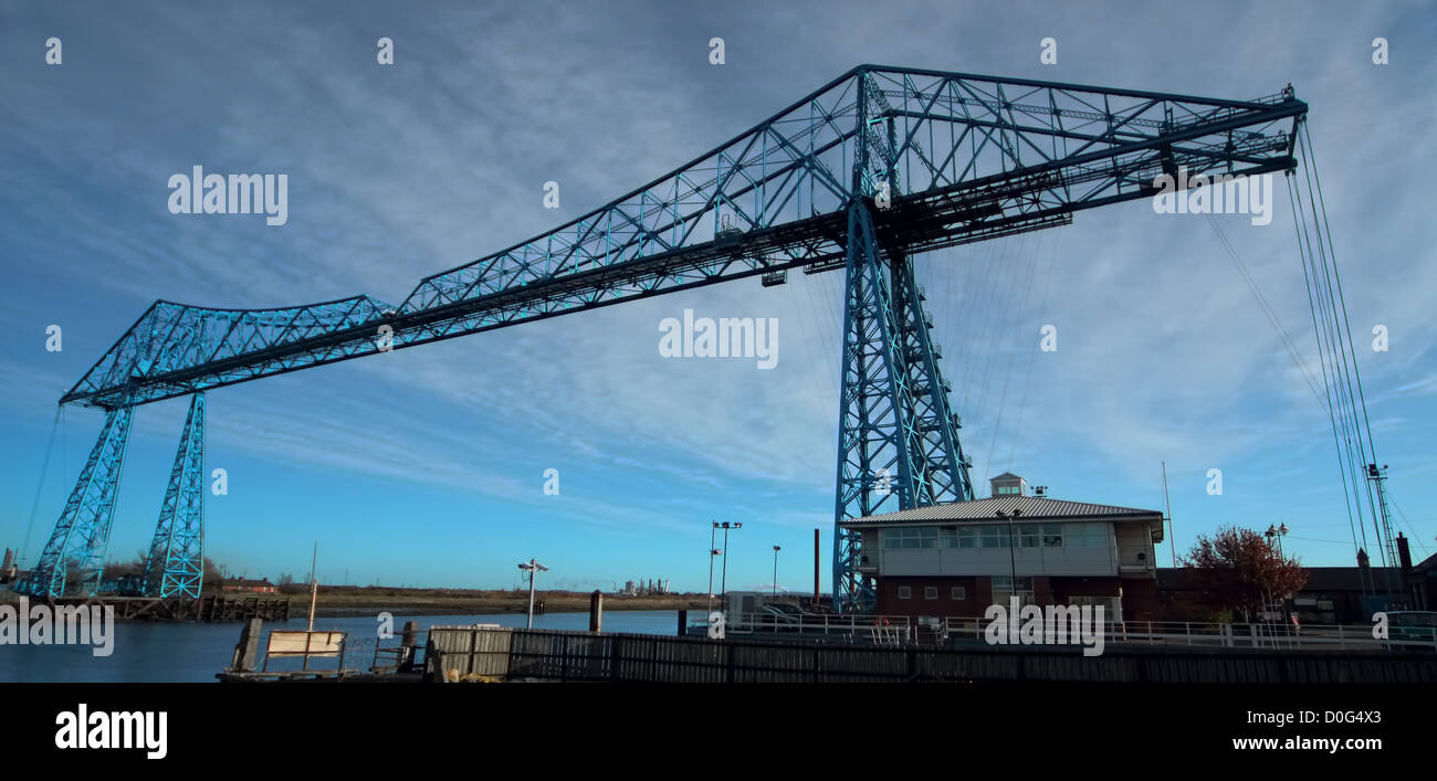tees transporter bridge Stock Photo - Alamy