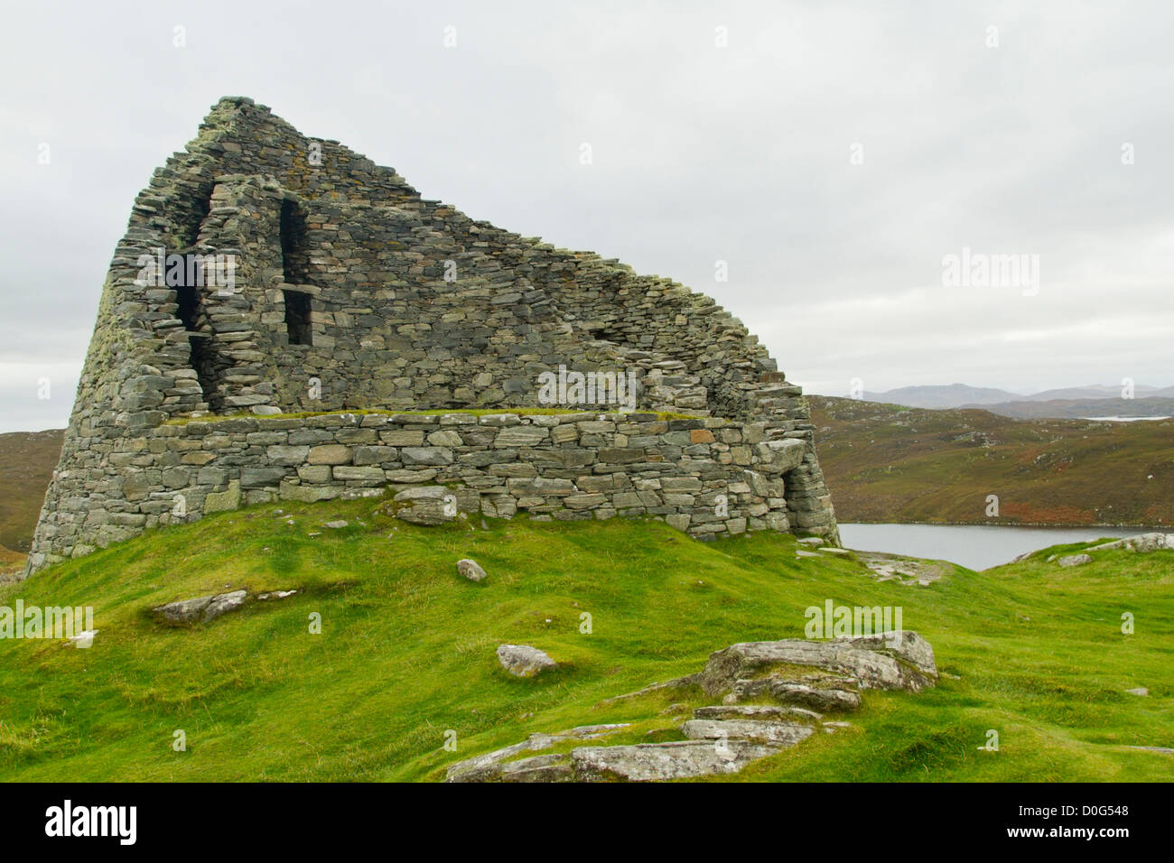 Dun Carloway. The best preserved Iron Age broch in the Wester Isles ...