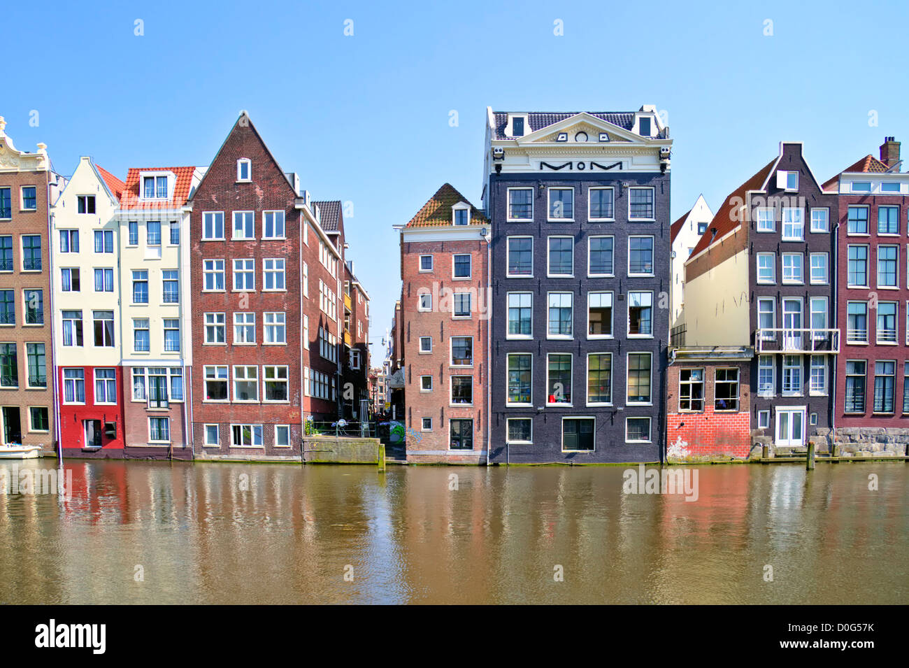 Dutch medieval facades in Amsterdam the Netherlands Stock Photo - Alamy