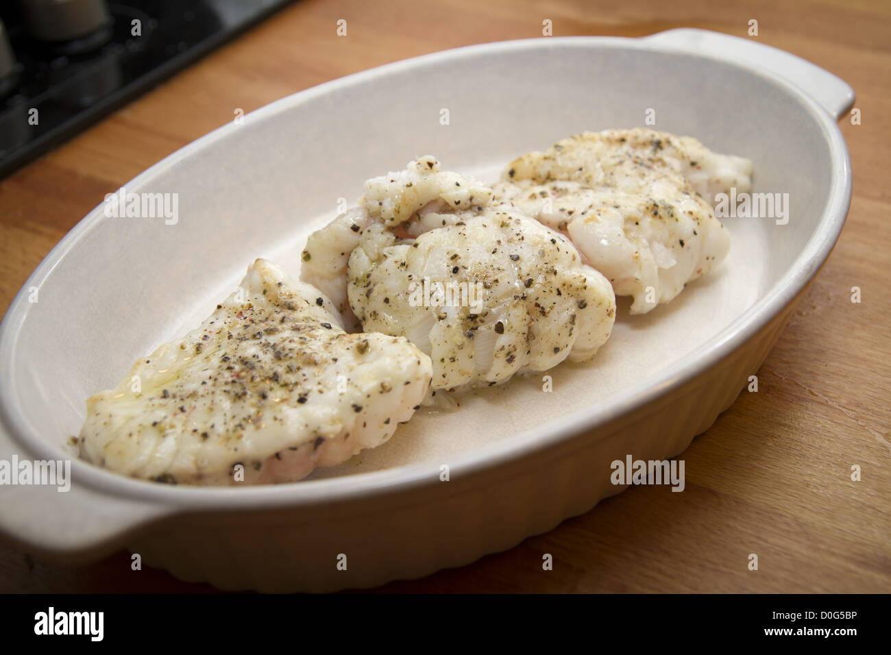 Steamed monkfish hi-res stock photography and images - Alamy