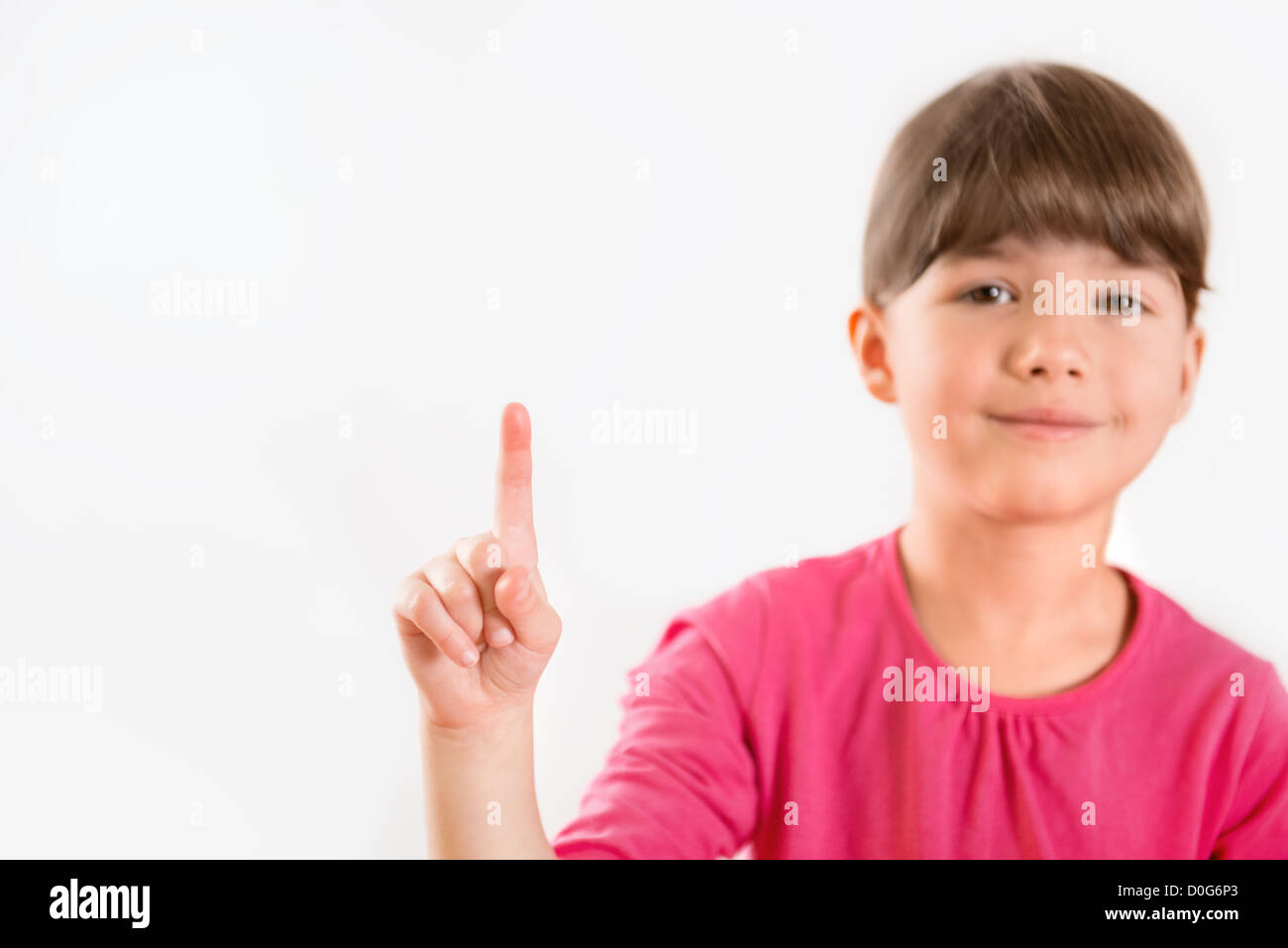 Baby arm up finger pointing hi-res stock photography and images - Alamy