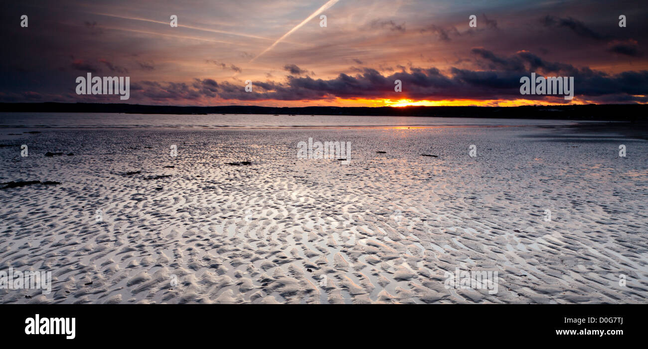 Cornwall beach sunset hi-res stock photography and images - Alamy