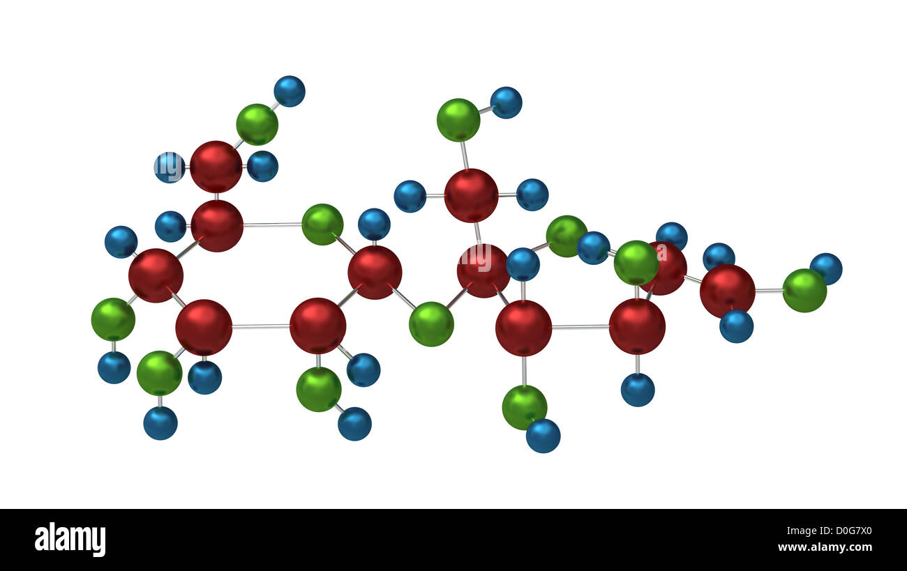 3d Sucrose Molecule