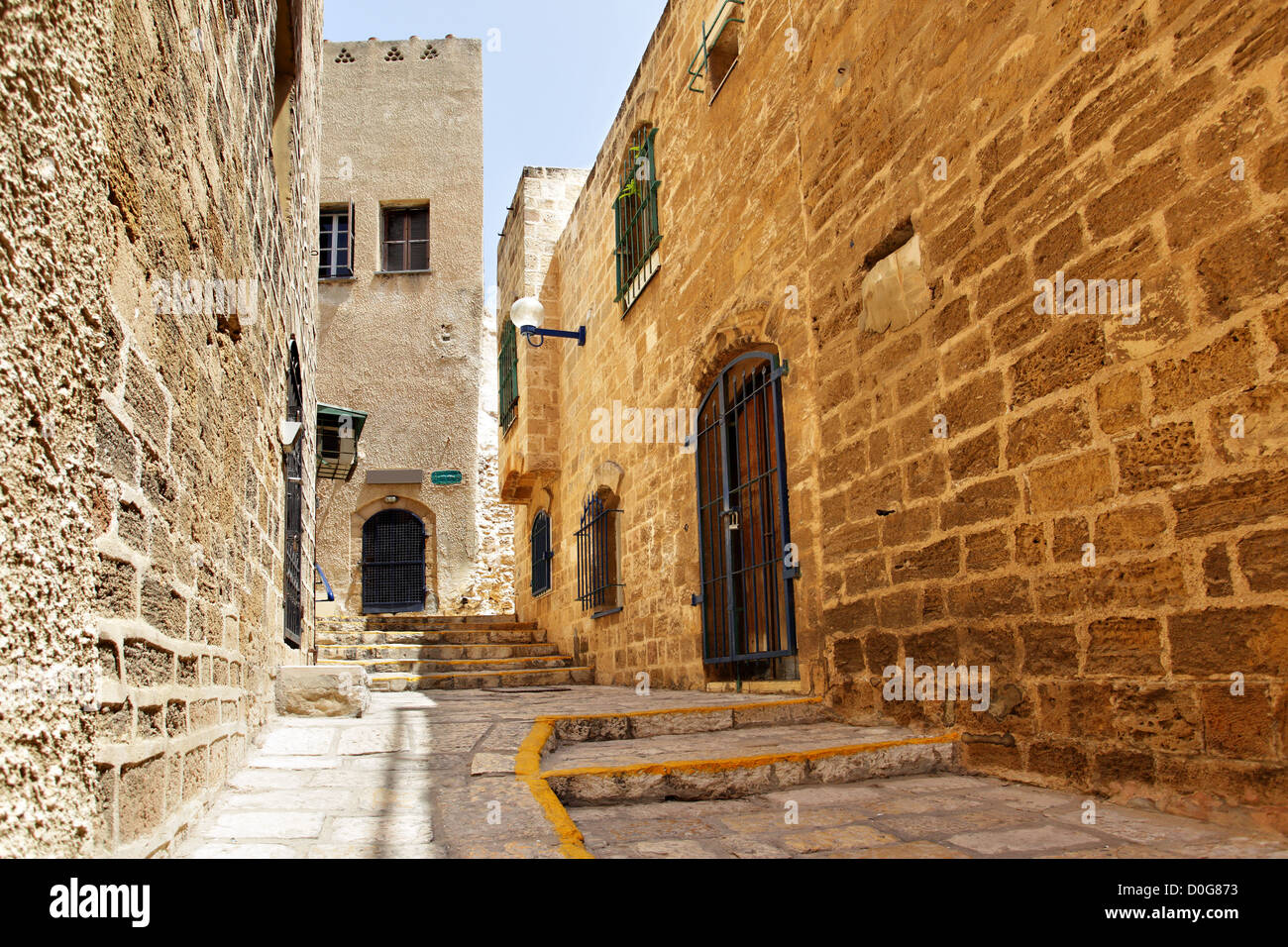 Side street in old Yafo, Tel Aviv, Israel Stock Photo - Alamy