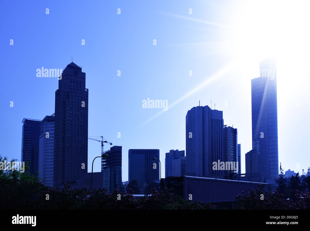 Israel tel aviv downtown skyline hi-res stock photography and images ...