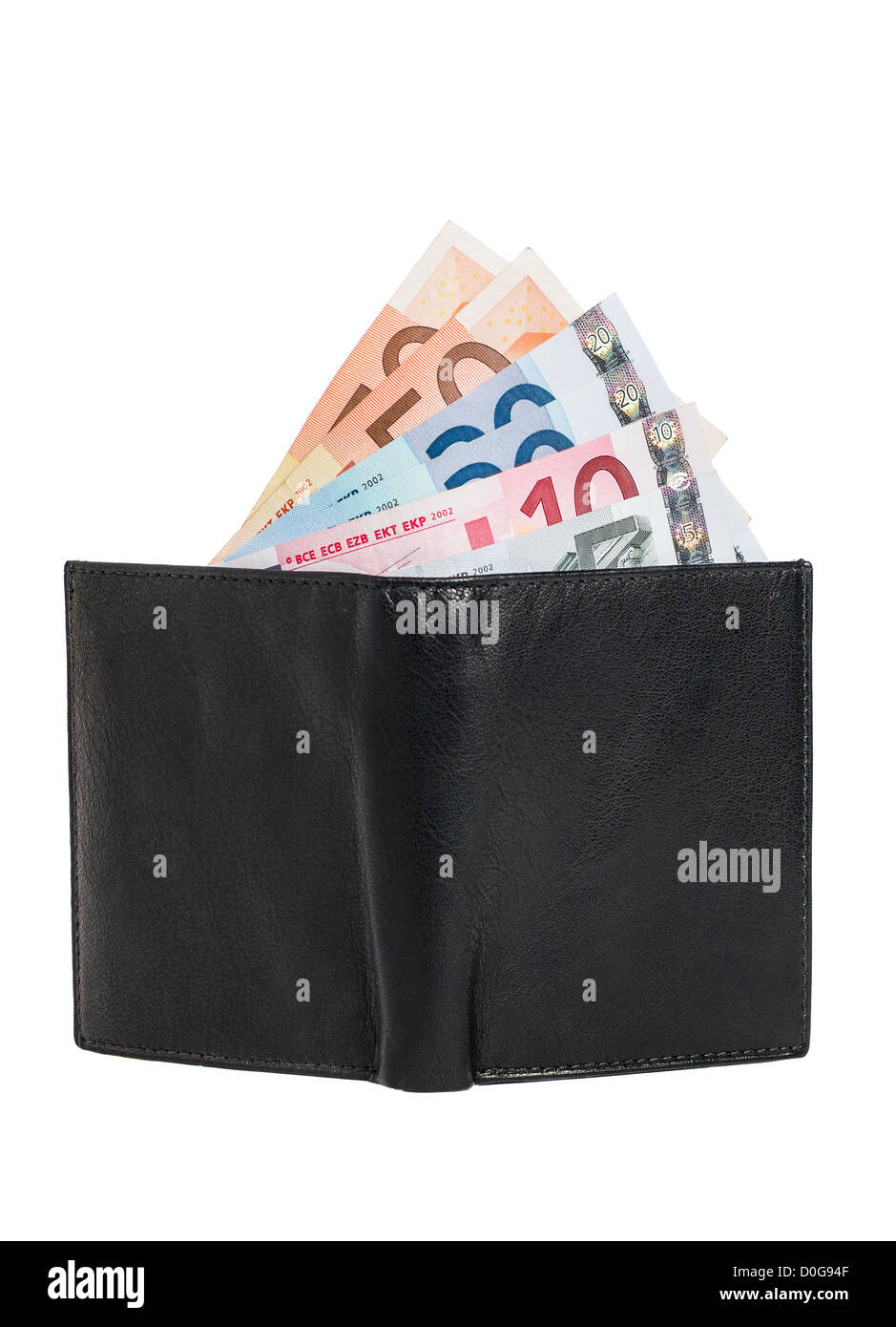 Wallet with banknotes Stock Photo - Alamy
