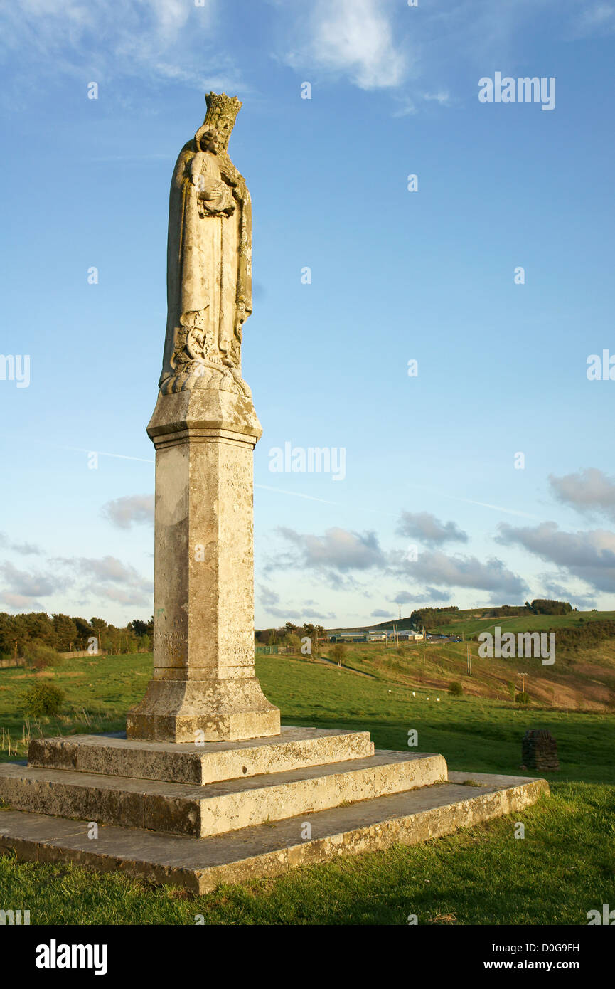 Our Lady of Penrhys Statue, Penrhys, Rhondda, South Wales, UK Stock ...