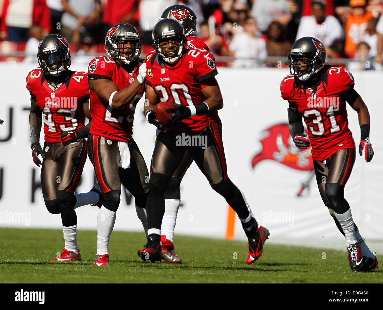 Nov. 25, 2012 - Tampa, Florida, U.S. - Tampa Bay Buccaneers cornerback ...