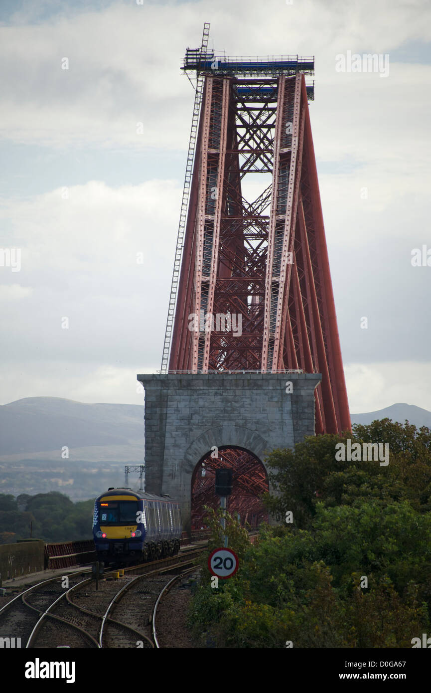 Forth Bridge. The railway bridge over the Firth of Forth near Edinburgh ...