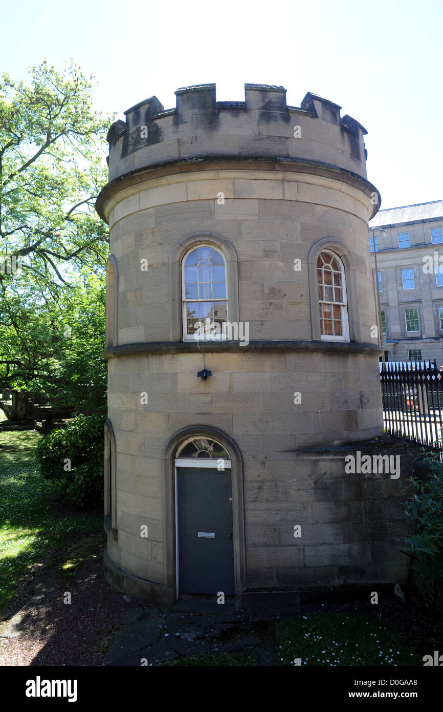 Watchtower at St Cuthbert's Churchyard, Edinburgh Stock Photo - Alamy