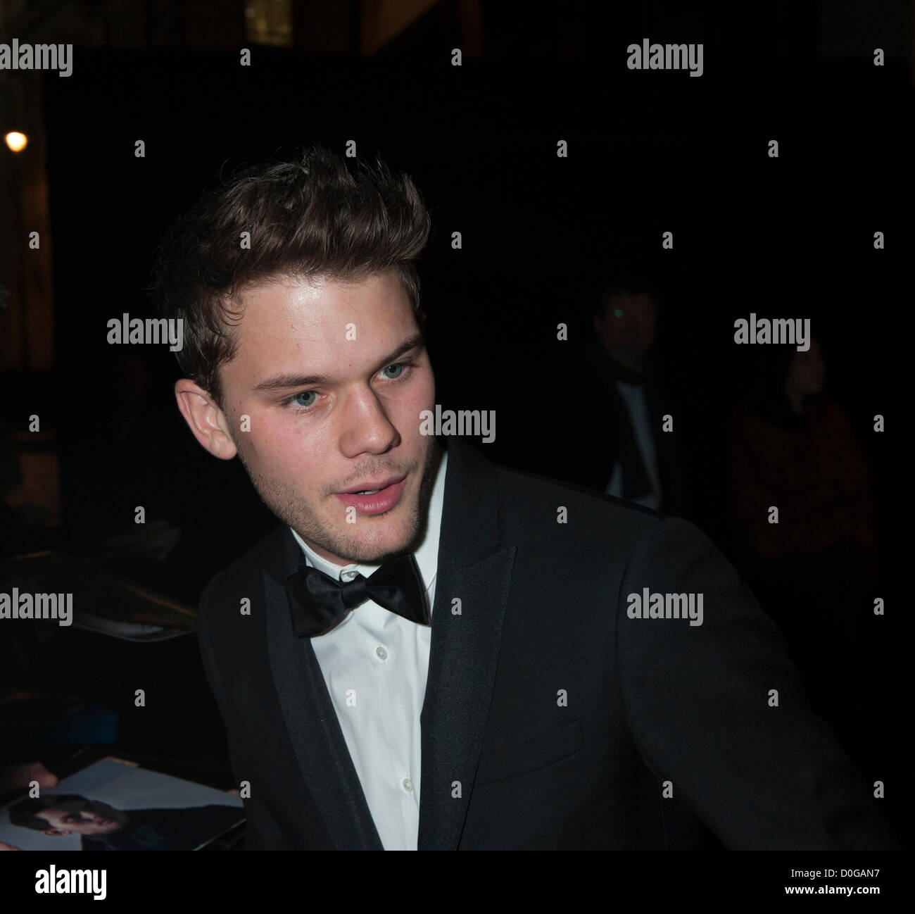 Jeremy Irvine at Evening Standard Theatre Awards 2012, The Savoy ...