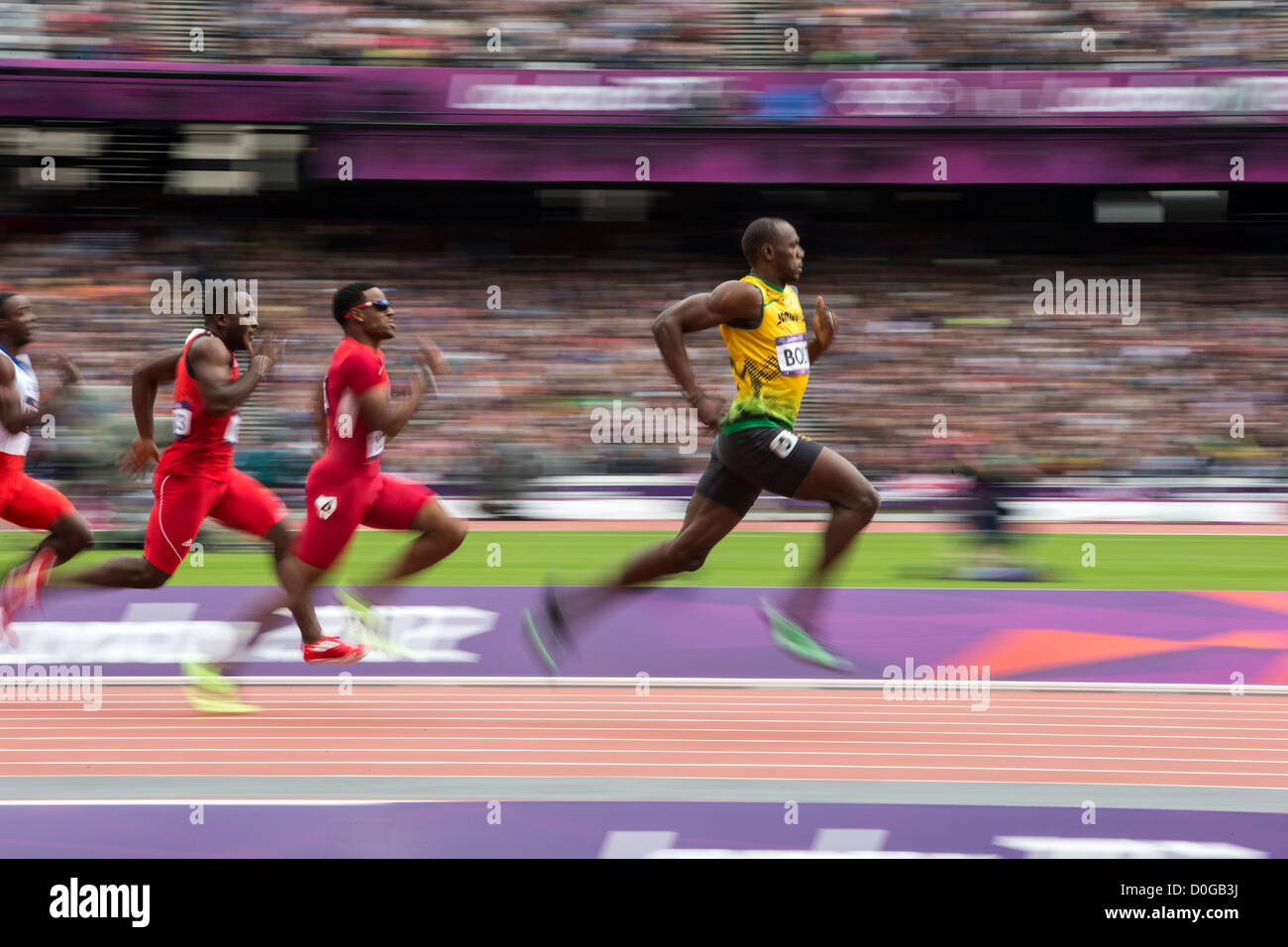 Blurred Motion Usain Bolt
