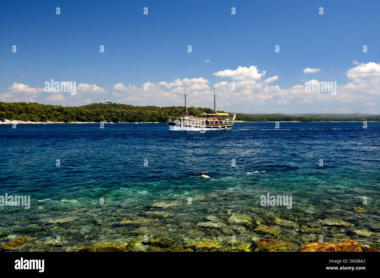 Red Island is one of the most beautiful of the Rovinji archipelago ...