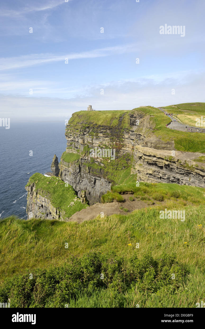 The famous Cliffs of Moher in Ireland Stock Photo - Alamy