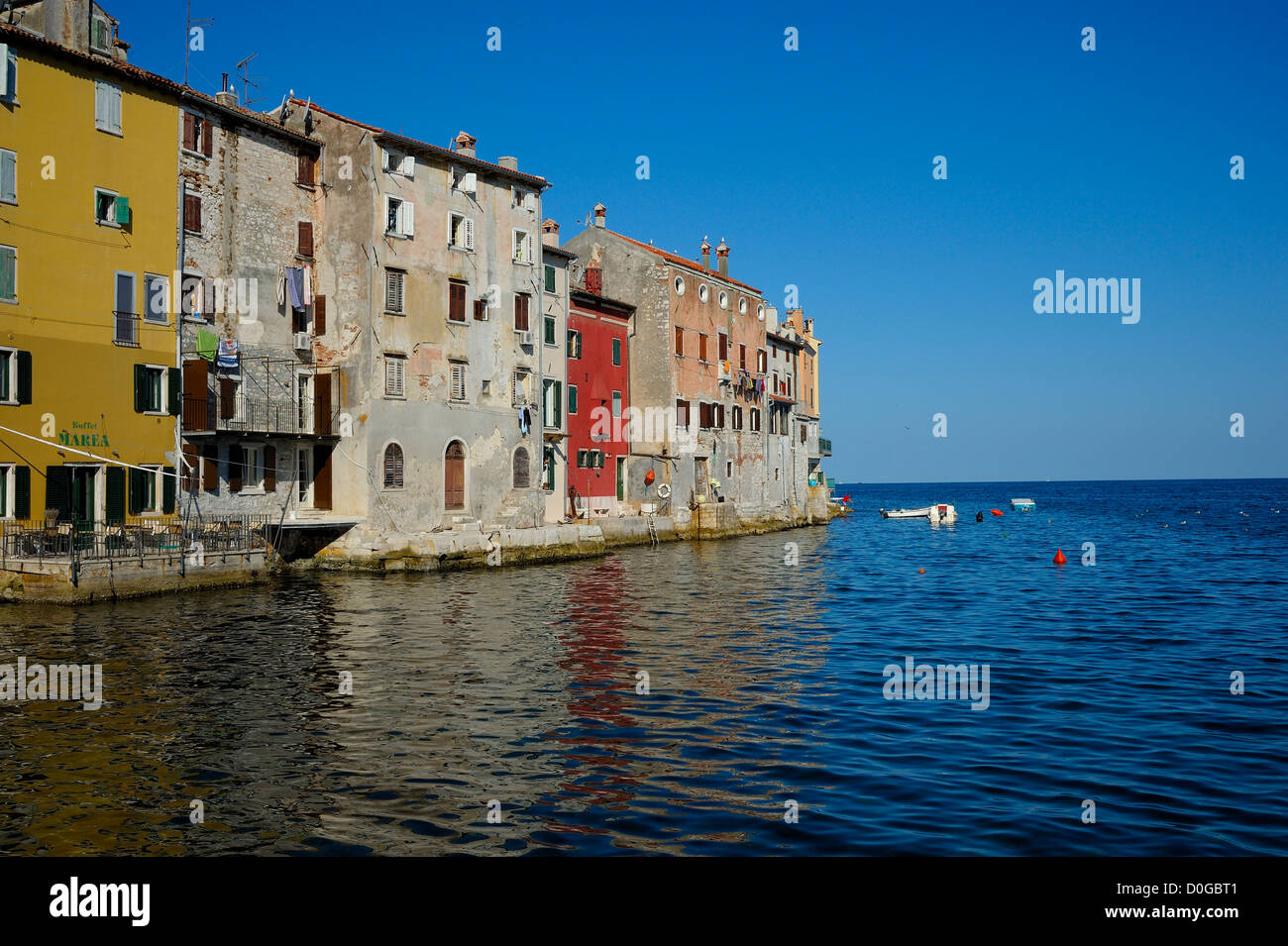 Rovinji is a famous medieval village along the croatian coast Stock ...