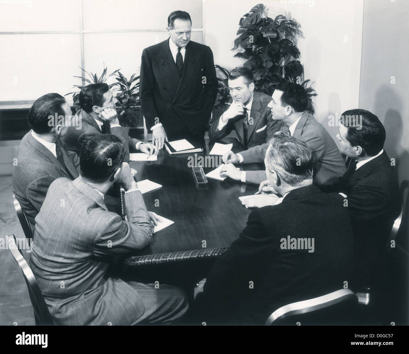 Vintage meeting hi-res stock photography and images - Alamy