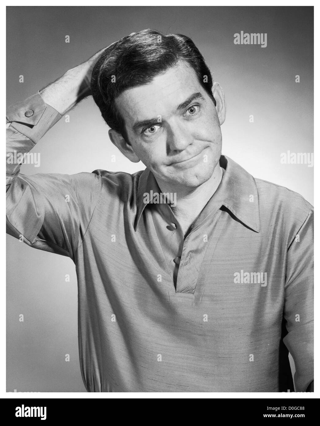 Confused black male Black and White Stock Photos & Images - Alamy