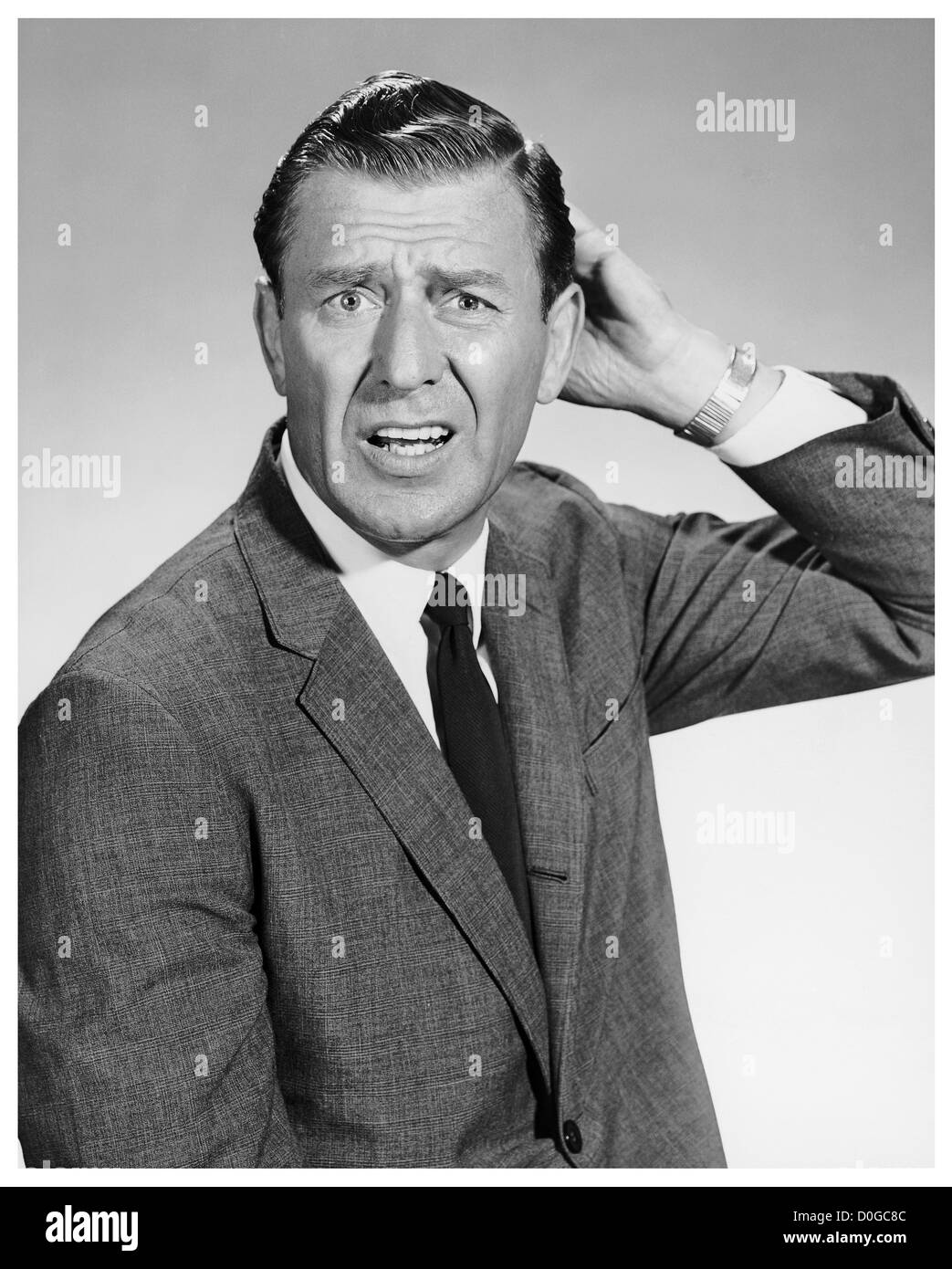 Confused black male Black and White Stock Photos & Images - Alamy