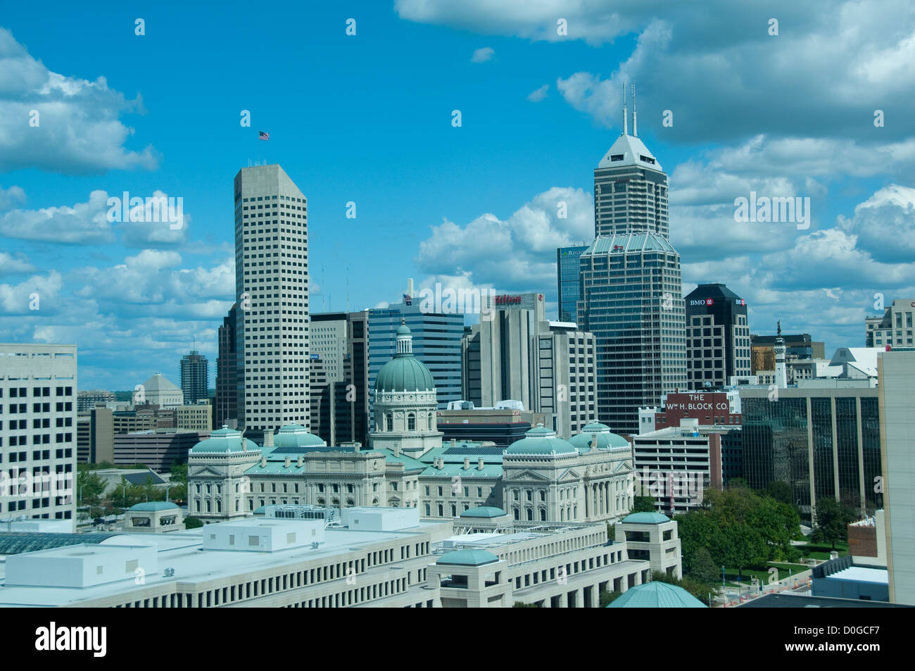USA, Indiana, Indianapolis skyline Stock Photo - Alamy
