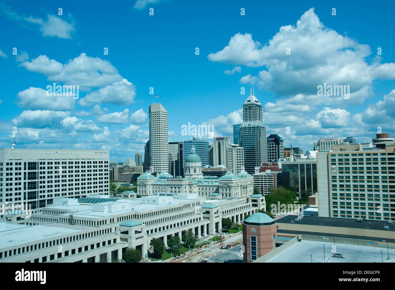 USA, Indiana, Indianapolis skyline Stock Photo - Alamy