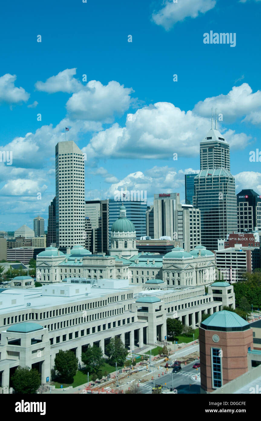 USA, Indiana, Indianapolis skyline Stock Photo - Alamy