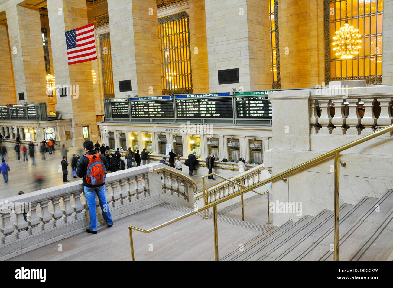 42 nd Street, Grand Central Terminal, Grand Hall, Manhattan, New York ...