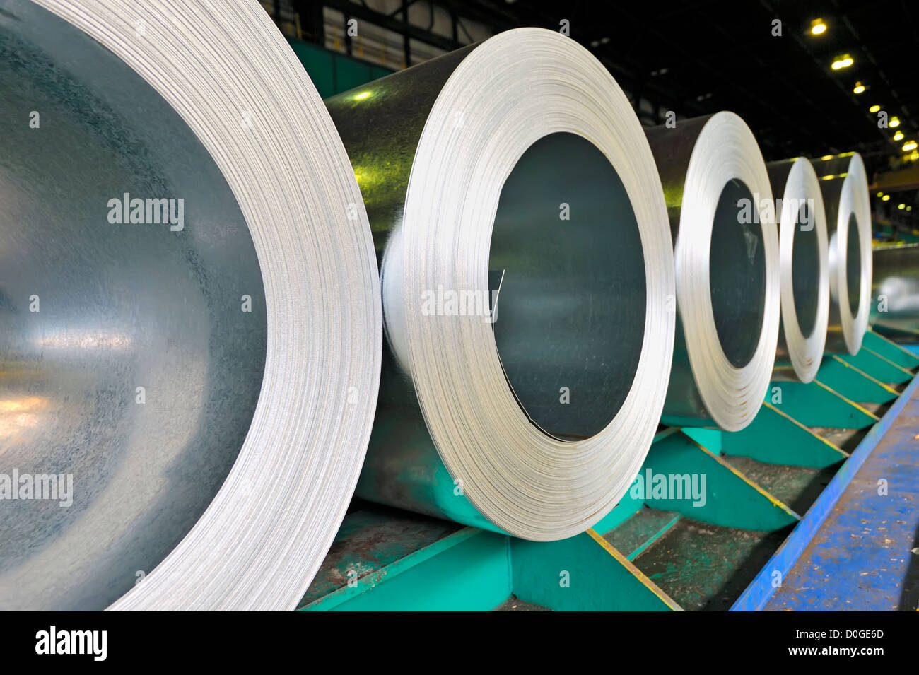 rolls of steel sheet Stock Photo - Alamy