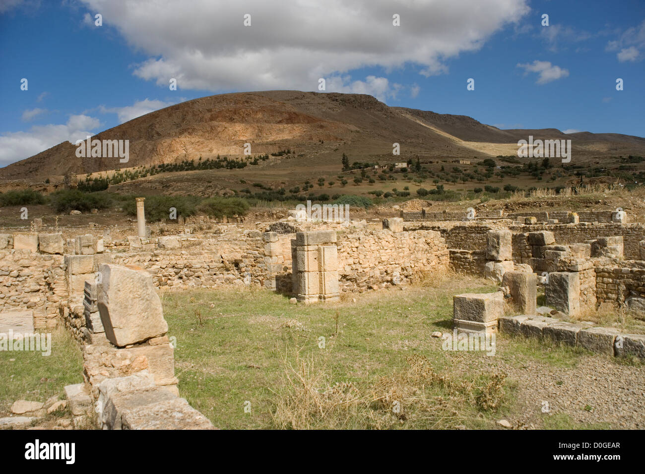 Bulla Regia the ancient Roman city in Northern Tunisia Stock Photo - Alamy