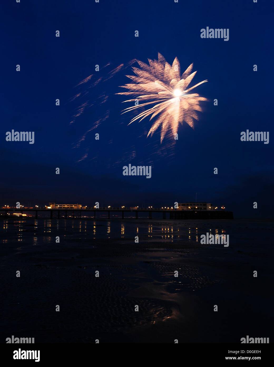 Worthing Pier Fireworks on 25/11/2012 at Worthing Pier, Worthing. A ...