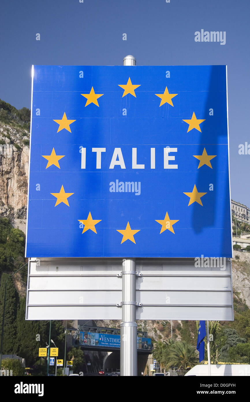Europe border between france hi-res stock photography and images - Alamy