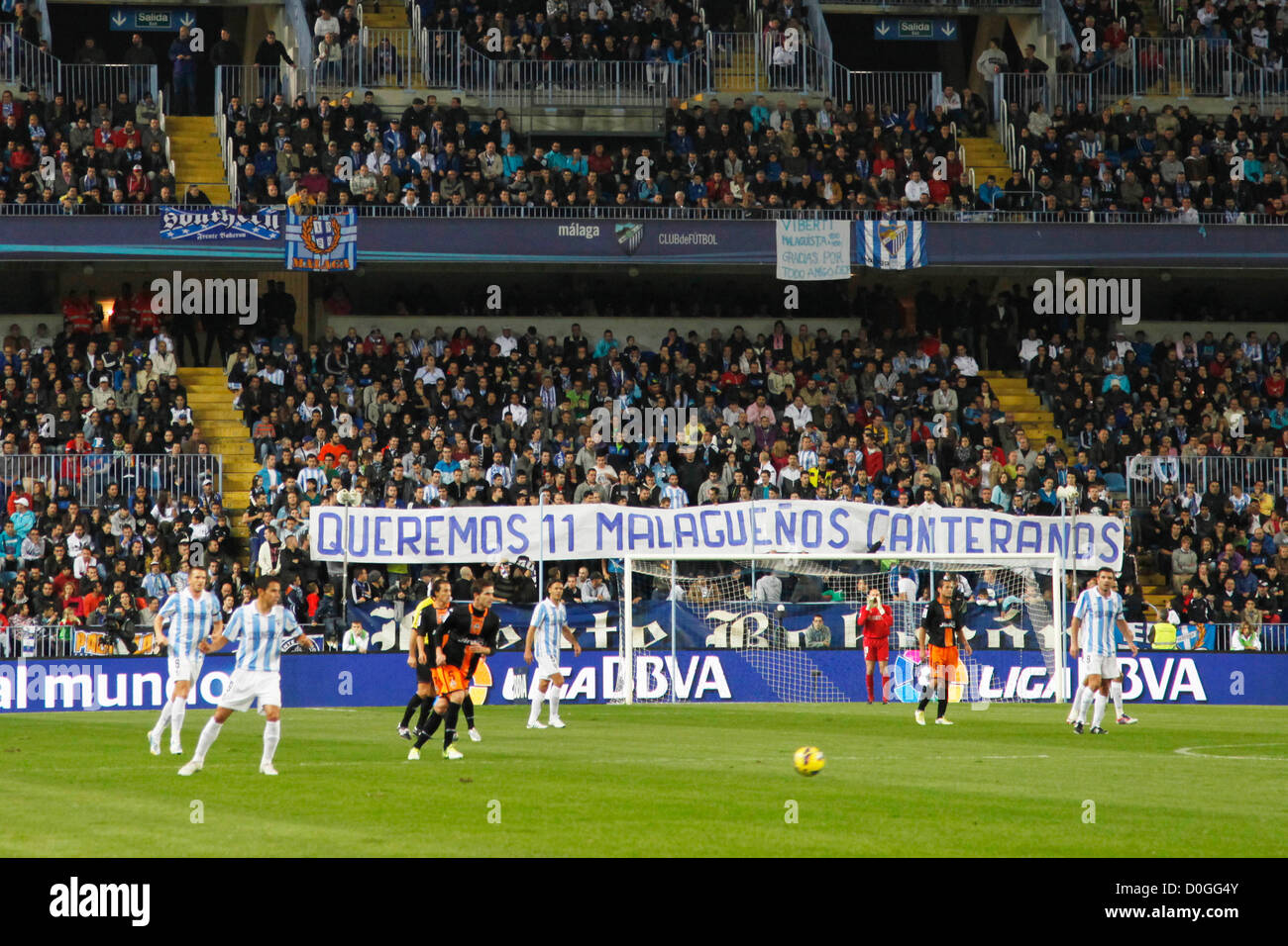 Malaga cf fans hi-res stock photography and images - Alamy
